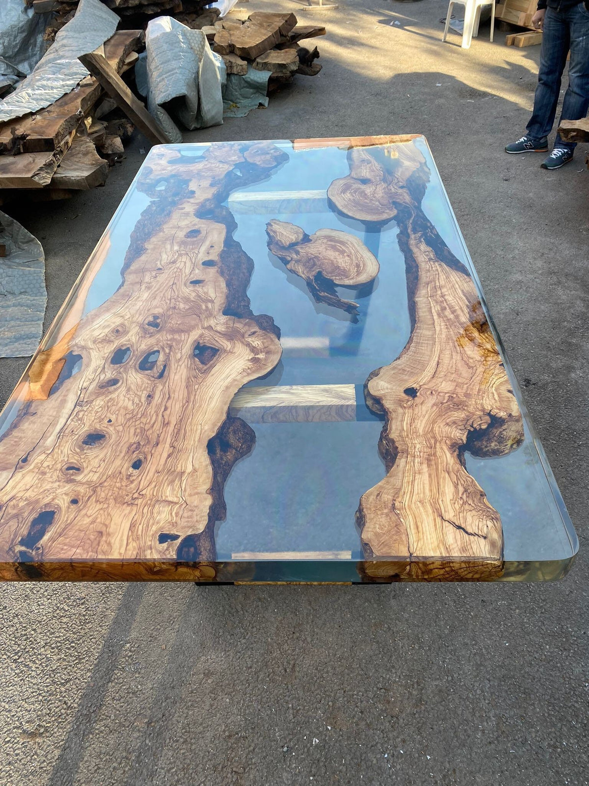 Epoxy Table, Epoxy Dining Table, Walnut Epoxy River Table, Custom 80 ...